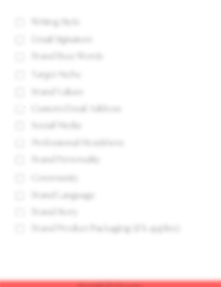 Ultimate Branding Checklist – Beautiful YAS